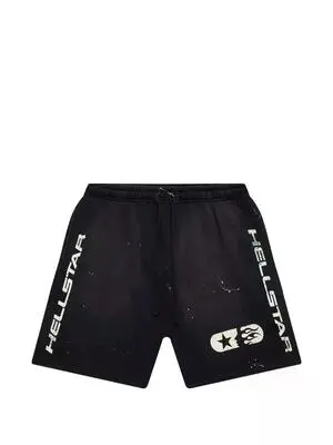 HELLSTAR Studios Logo-print Shorts - Black