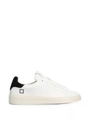 D.a.t.e. Levante Contrast-heel Sneakers - White