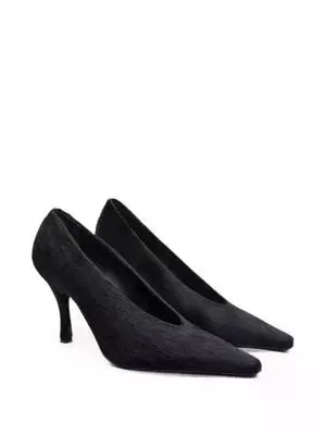 Loulou De Saison Pippa Pony-effect Leather Pumps