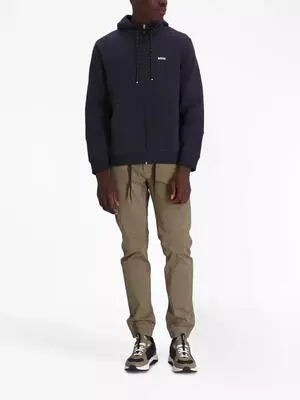 BOSS Colour-block Zip-up Hoodie