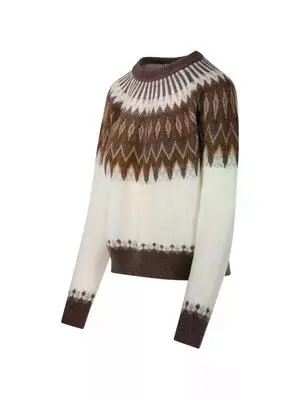 ROBERTO COLLINA Fair Isle-knit Sweater