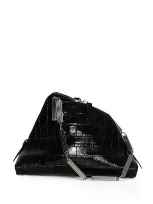 Attico La Scala Croc-effect Shoulder Bag