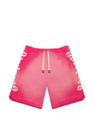 GODSPEED Logo Print Shorts - Pink