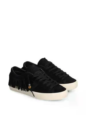 D.a.t.e. Hill Low Fringed Beaded Sneakers