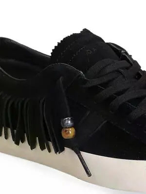 D.a.t.e. Hill Low Fringed Beaded Sneakers