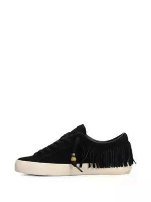 D.a.t.e. Hill Low Fringed Beaded Sneakers