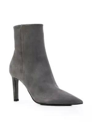 JIMMY CHOO Frankie Ab Pointed-toe Stiletto-heel Ankle Boots