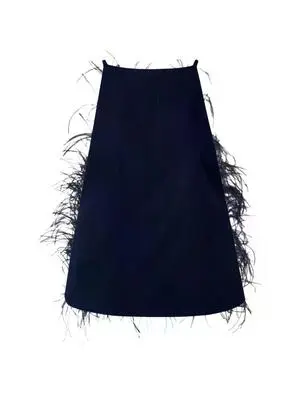 Pinko Feather-trim Sequin-embellished Top