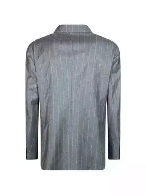 Tagliatore Vesuvio Pinstripe Double-breasted Suit - Grey