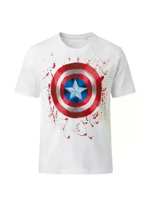 NOT PRINTED Graphic-print Crew-neck T-shirt - White