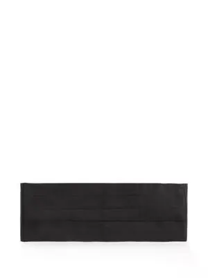Kiton Pleated Silk-blend Belt