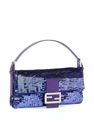 Fendi Baguette 26424 Sequinned Bag