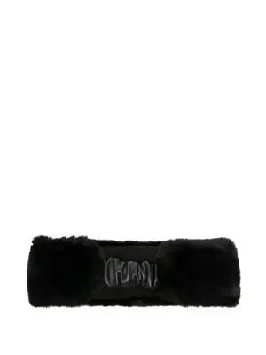 Apparis Eleni Faux-fur Elasticated Headband - Black