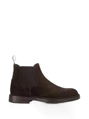DOUCAL'S Suede Chelsea Boots - Brown