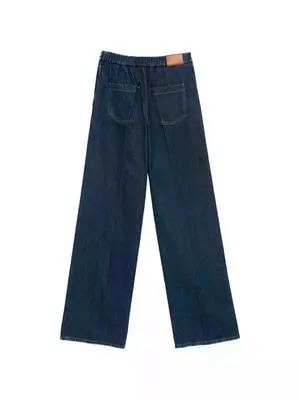 FORTE_FORTE Pressed-crease Wide-leg Jeans