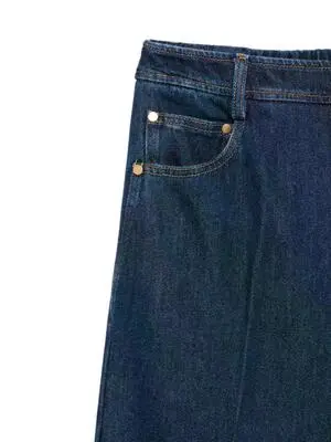 FORTE_FORTE Pressed-crease Wide-leg Jeans