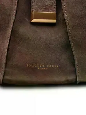 Roberto Festa Eloise Ribbed-leather Tote Bag