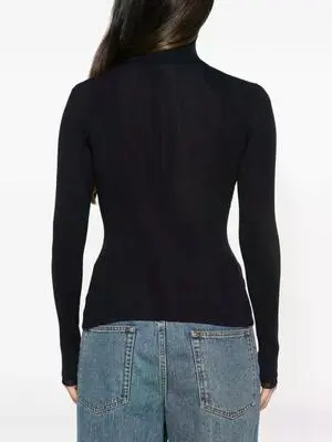 Elisabetta Franchi Logo-plaque Roll-neck Sweater