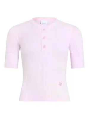 PATOU Buttoned T-shirt - Pink