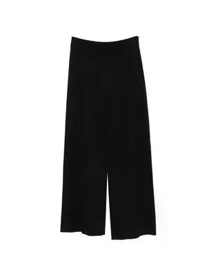 DRYKORN Zip-fastening Wide-leg Trousers - Black