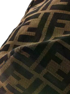 Fendi Shopping Zucca Coated Canvas Medium Tote Bag