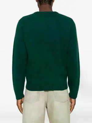 JW Anderson Logo Embroidered Wavy-stitch Sweater