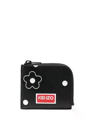 Kenzo Floral-print Calf-leather Wallet