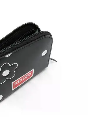 Kenzo Floral-print Calf-leather Wallet