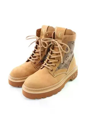 LOUIS VUITTON 2023 Ranger Line Monogram Ankle Boots - Neutrals