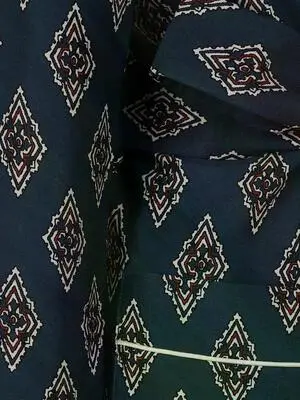 F.R.S FOR RESTLESS SLEEPERS Geometric-print Belted Jacket