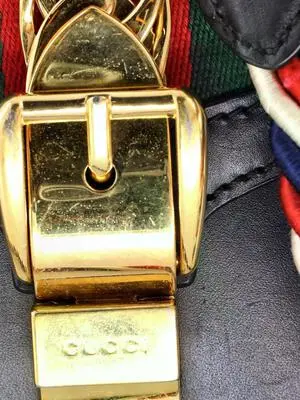 Gucci Sylvie Top Handle Bag Leather Mini Satchel