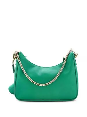 Prada Re-edition 2005 Shoulder Bag In Saffiano Leather - Green