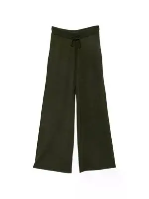 HUGENBERG Drawstring Waist Trousers - Green