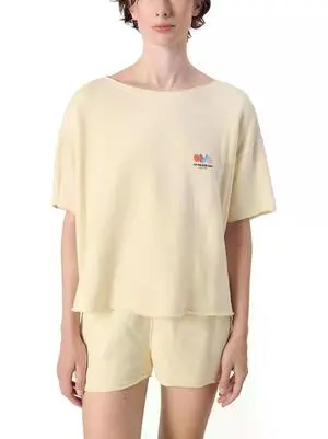 American Vintage Atubay Raw-cut Graphic-print T-shirt