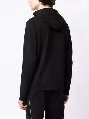 BOSS Logo-print Zip-up Hoodie