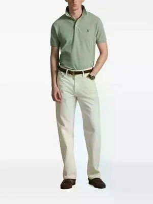Polo Ralph Lauren Custom Slim Fit Stretch Mesh Polo Shirt - Green