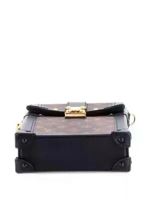 LOUIS VUITTON Vertical Trunk Pochette Monogram Canvas Crossbody Bag
