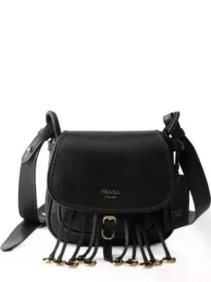 Prada Corsaire Aged Leather Mini Shoulder Bag