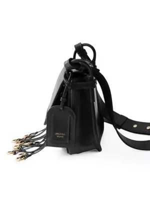 Prada Corsaire Aged Leather Mini Shoulder Bag