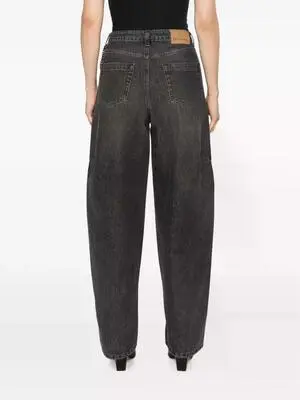 ERMANNO FIRENZE Chain-link Wide-leg Jeans