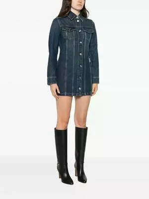 Liu Jo X Elodie Button-up Denim Mini Dress