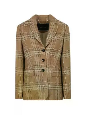 Kiton Checked Single-breasted Jacket