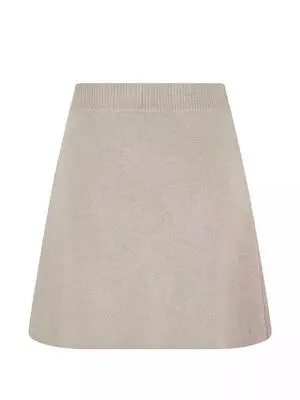 LISA YANG Ribbed-knit A-line Skirt - Neutrals
