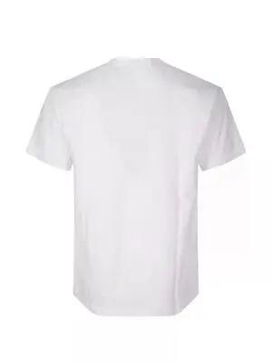 Play Comme Des Garcon Rhinestone-embellished Embroidered T-shirt