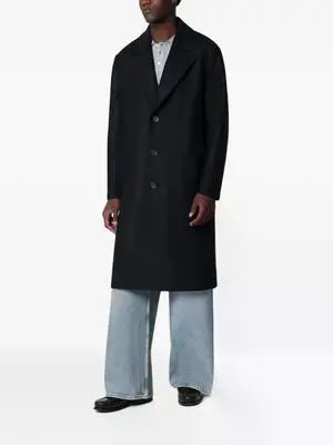 Harris Wharf London Virgin-wool Notch-lapel Coat