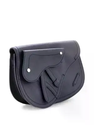 Dior Saddle Messenger Pouch Leather Crossbody Bag