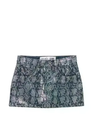 Liu Jo X Elodie Cotton Mini Skirt