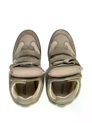Isabel Marant Étoile Bekett Leather Wedge Sneakers