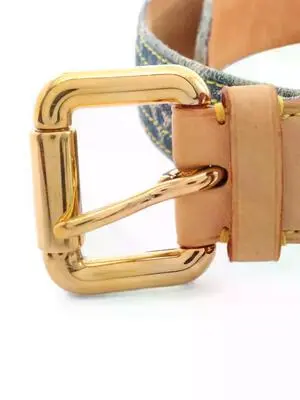 LOUIS VUITTON 2006 Monogram Denim Belt