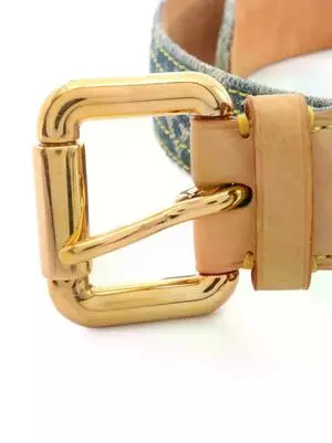 LOUIS VUITTON Monogrammed Denim Belt